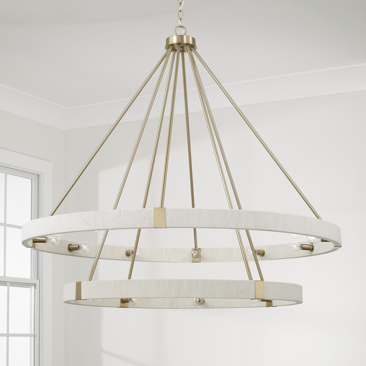 Capital Lighting 449802MA Delaney 20 Light 48 inch Matte Brass ...