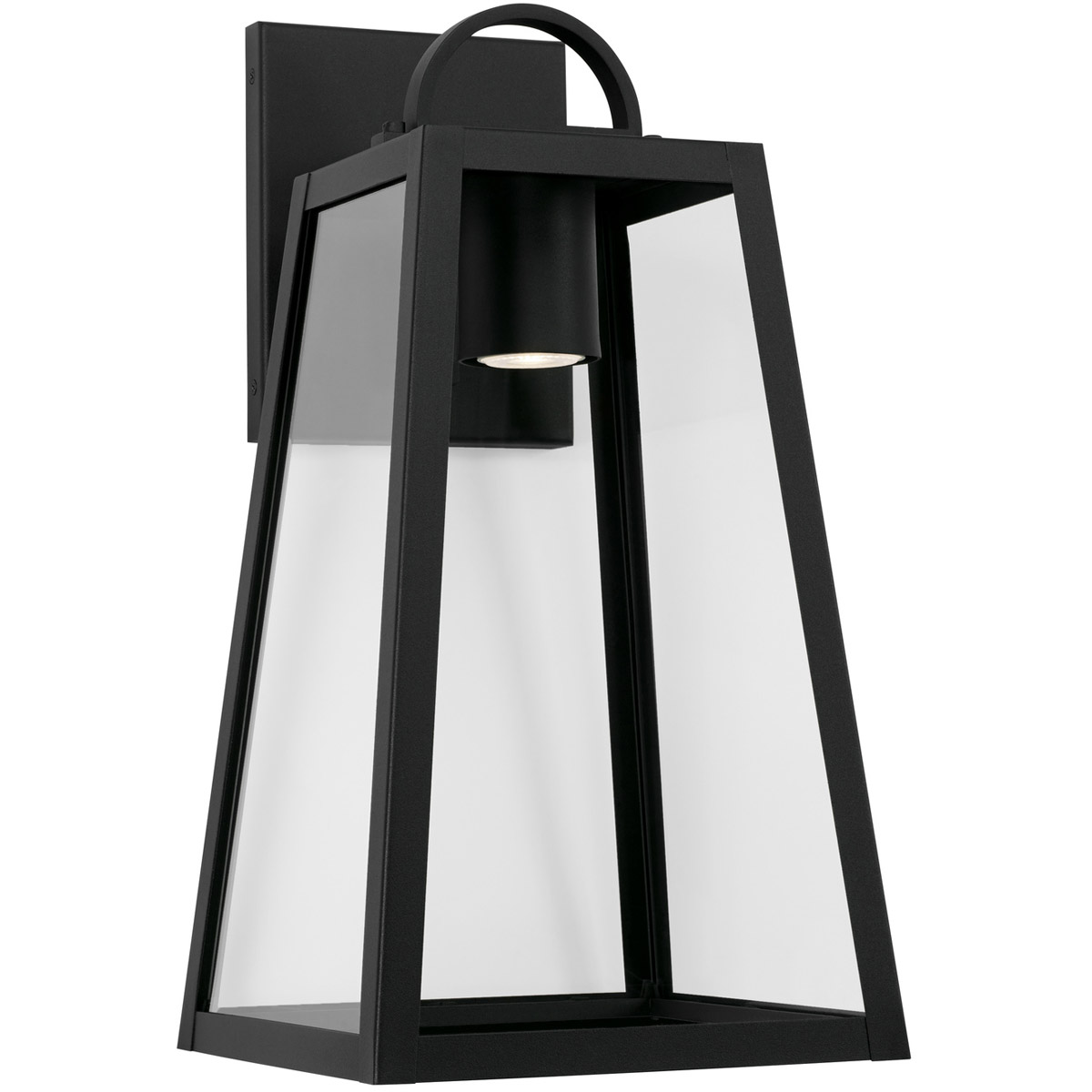 Capital Lighting 943712BK-GL Leighton LED 20 inch Black Outdoor Wall ...