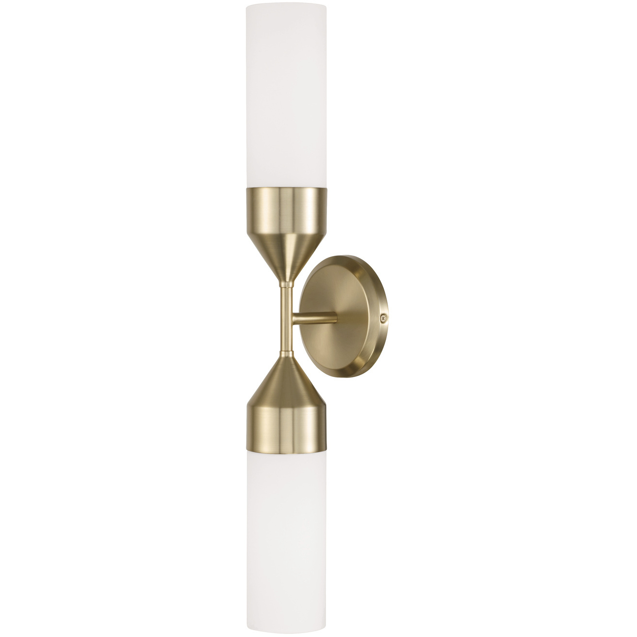 Capital Lighting 652421MA Devon 2 Light 5 inch Matte Brass Sconce Wall ...